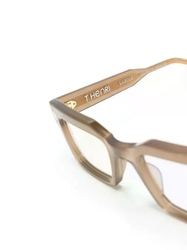 T HENRI EYEWEAR Slantnose Rx Square-frame Glasses
