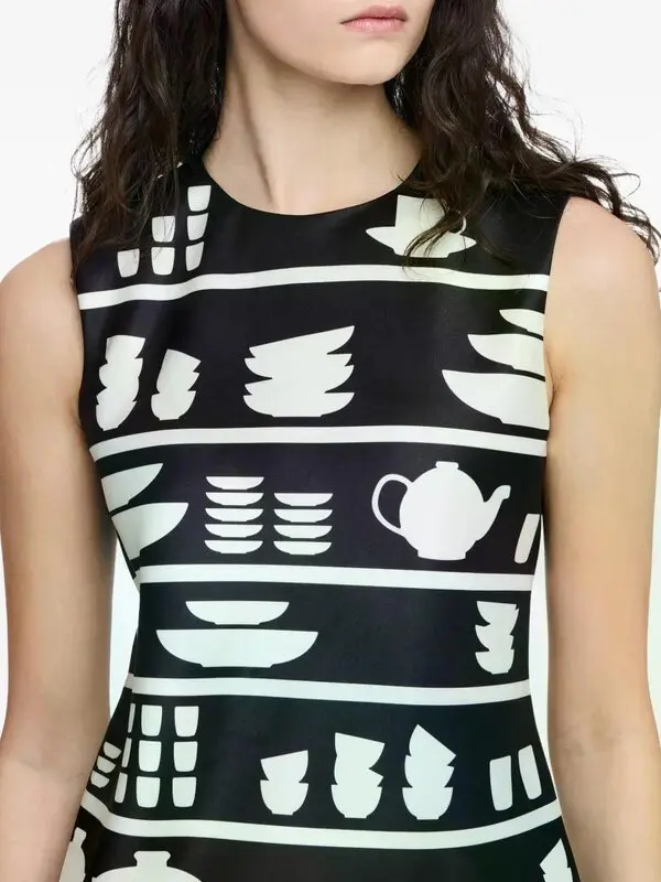 JW Anderson Pottery-print Mini Dress