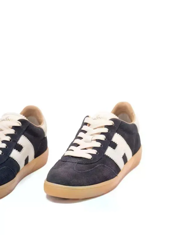 Hogan Logo Leather Trainers