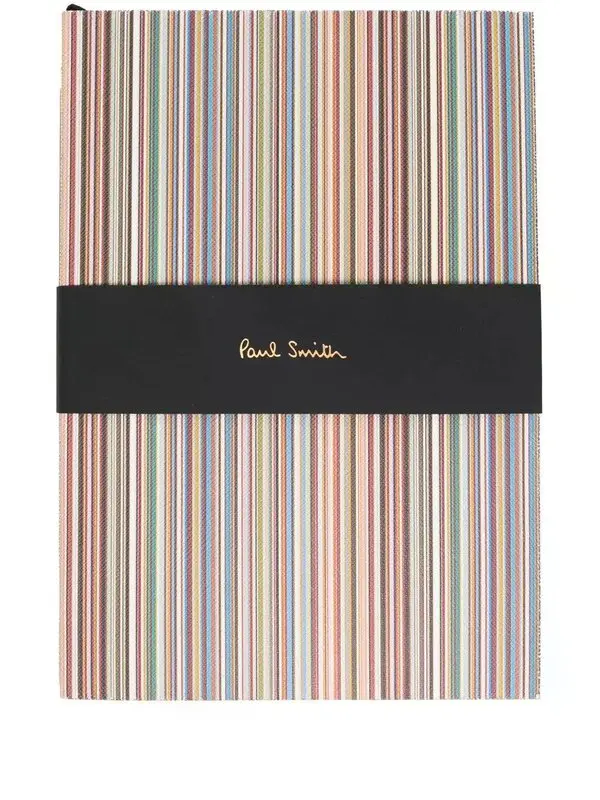Paul Smith Signature Stripe Notebook - Neutrals