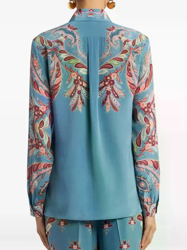 Etro Paisley-print Silk Shirt