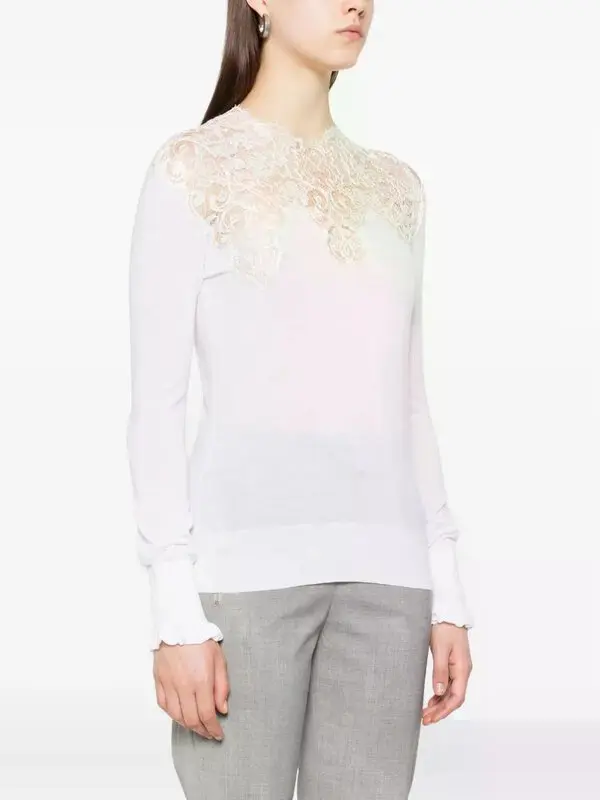 Ermanno Scervino Lace-insert Blouse