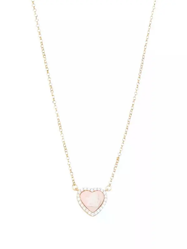 CAMEO & BEYOND Sparkling Cherub Necklace - Gold