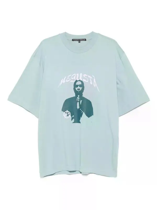 MEGUSTA Graphic-print T-shirt - Blue