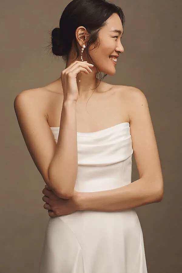 Jenny Yoo Lee Off-the-shoulder A-line Wedding Gown
