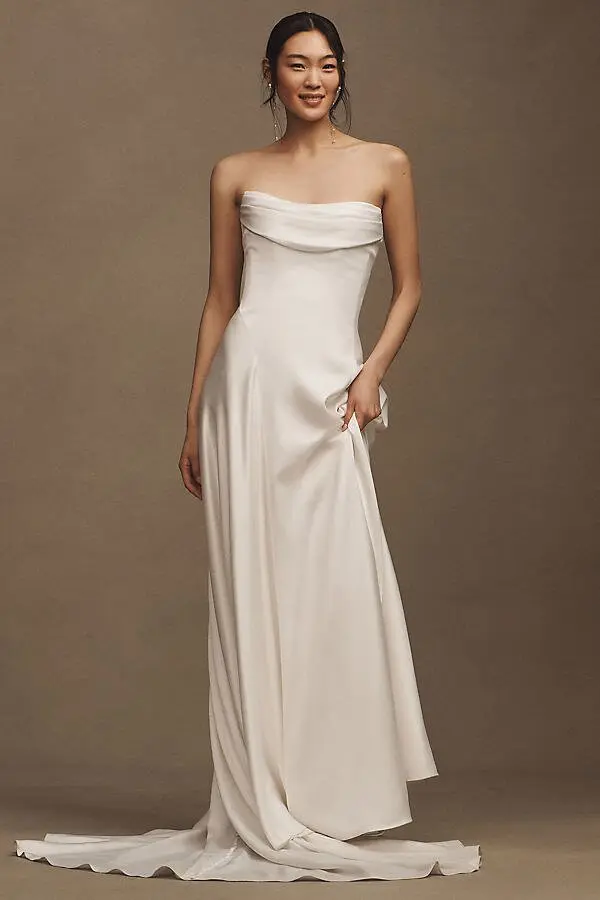 Jenny Yoo Lee Off-the-shoulder A-line Wedding Gown
