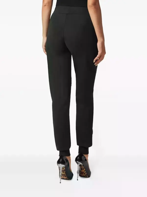 Philipp Plein Heart Cut-out Track Pants
