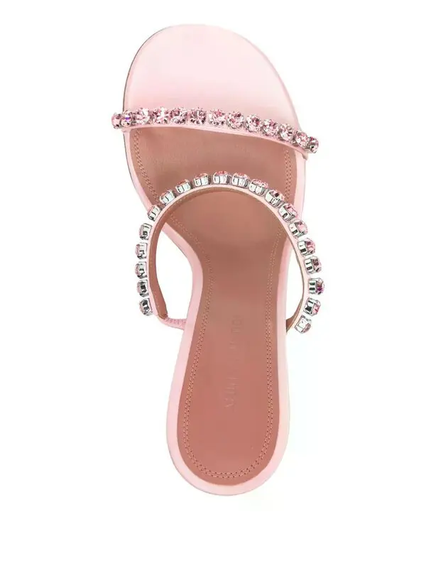 Amina Muaddi 95mm Gigi Sandals - Pink