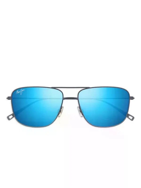 Maui Jim Mikioi Square Sunglasses - Black