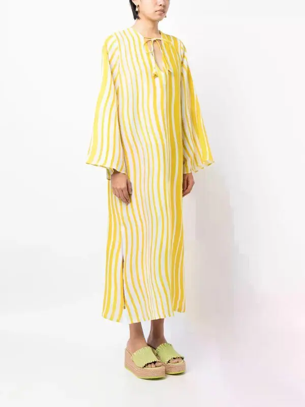 BAMBAH Sicily Striped Kaftan Dress