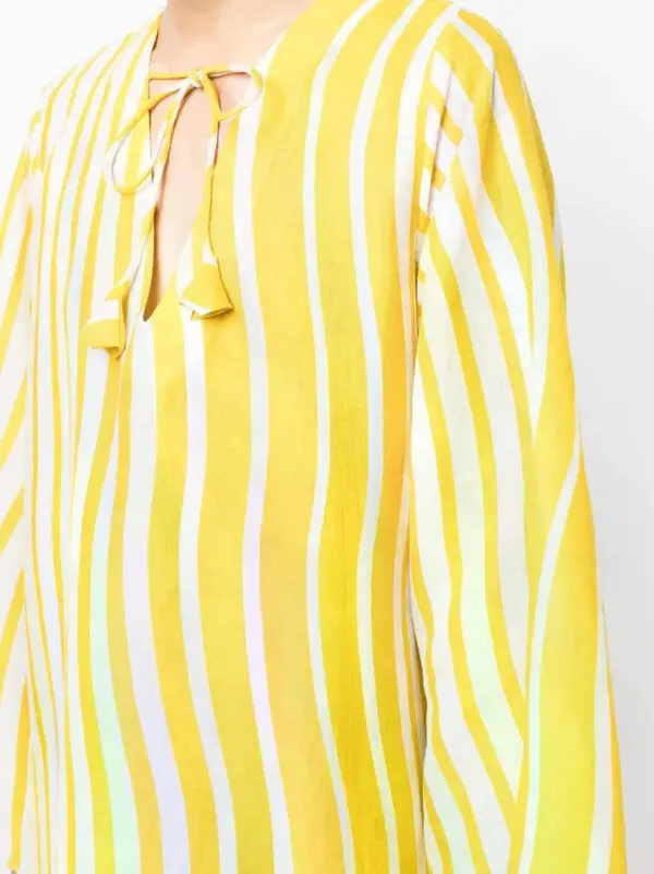 BAMBAH Sicily Striped Kaftan Dress
