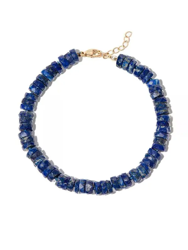 Jia Jia 14kt Yellow Lapis Lazuli Beaded Bracelet - Gold