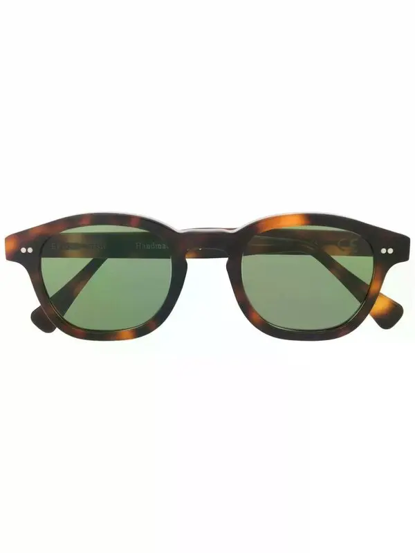 EPOS Tortoiseshell Round Frame Sunglasses - Brown