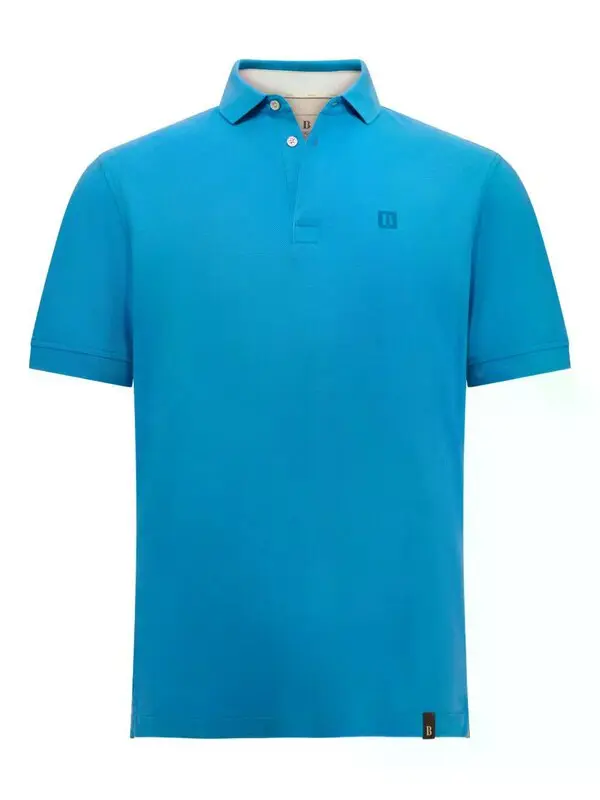 Boggi Milano Cotton-piqué Logo Polo Shirt