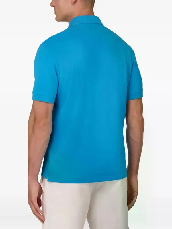 Boggi Milano Cotton-piqué Logo Polo Shirt