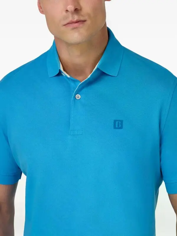 Boggi Milano Cotton-piqué Logo Polo Shirt