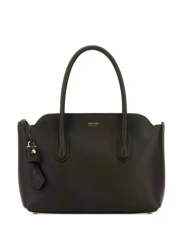 TOM FORD Alexandre Leather Tote Bag - Brown