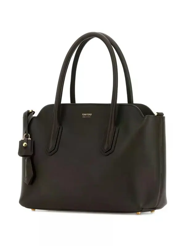 TOM FORD Alexandre Leather Tote Bag - Brown