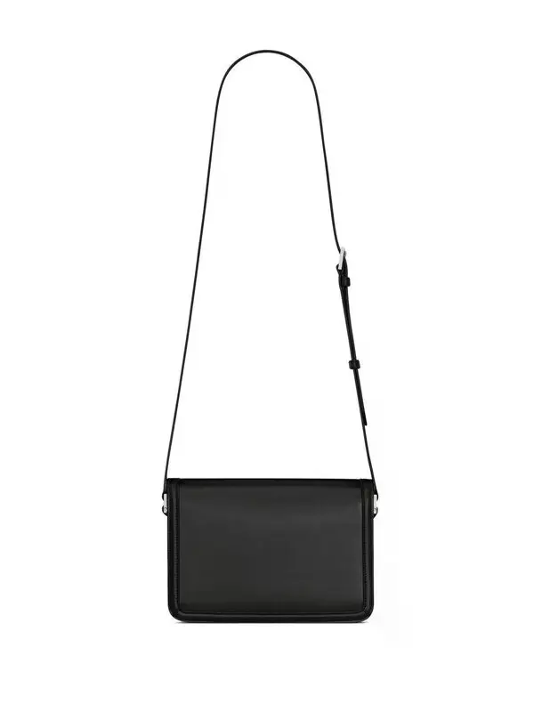 Saint Laurent Monogram-logo Leather Messenger Bag