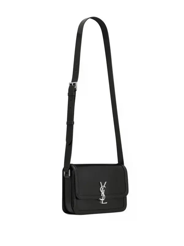 Saint Laurent Monogram-logo Leather Messenger Bag
