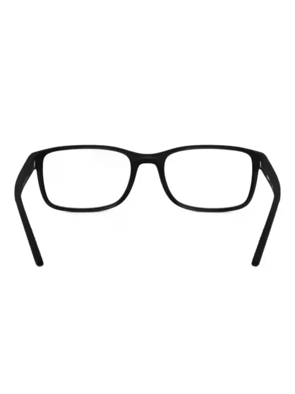 Prada 06rv Rectangle-frame Glasses - Black