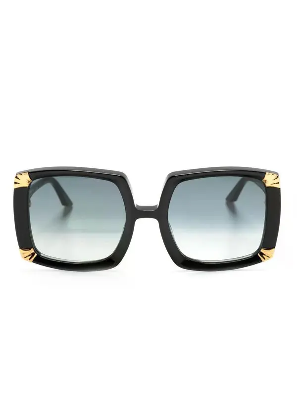 Anna-Karin Karlsson Strawberry Moon Oversized Sunglasses - Black