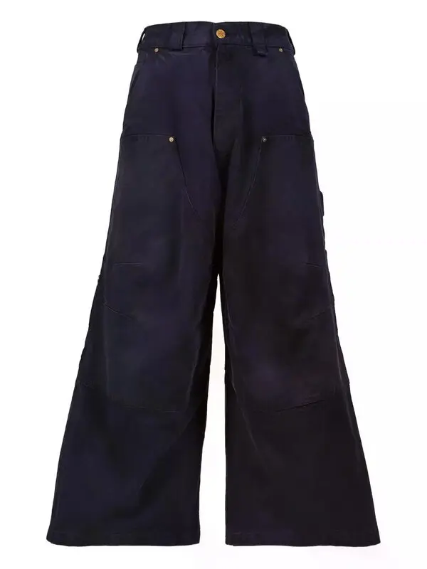 WILLY CHAVARRIA Cotton Wide-leg Trousers