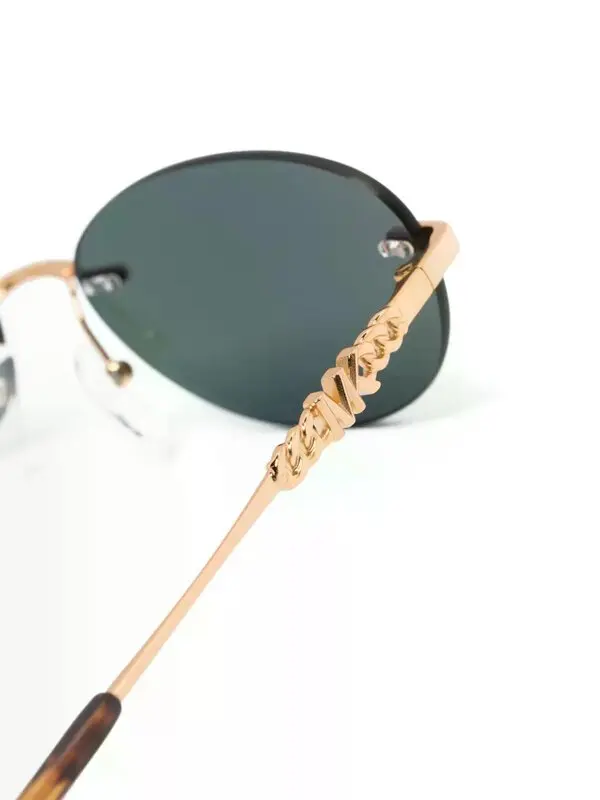 Michael Kors Round-frame Sunglasses - Gold