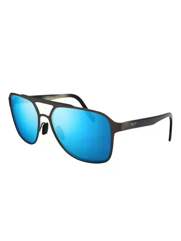 Maui Jim 2nd Reef Square-frame Sunglasses - Grey