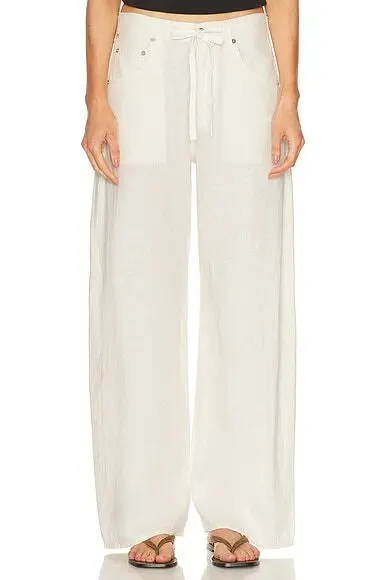 Citizens Of Humanity Brynn Drawstring Trouser - Vanilla