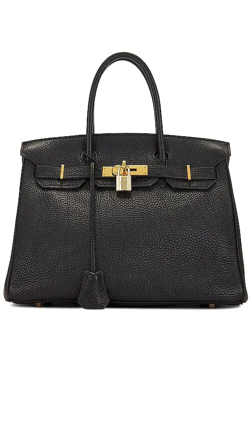 FWRD RENEW Hermes Togo Birkin 30 Handbag - Black