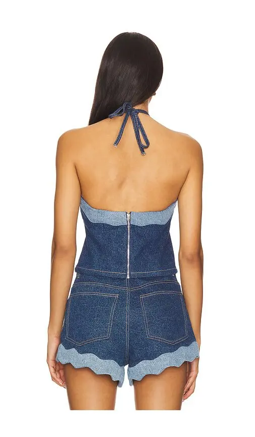 Retrofete Rhonda Denim Top