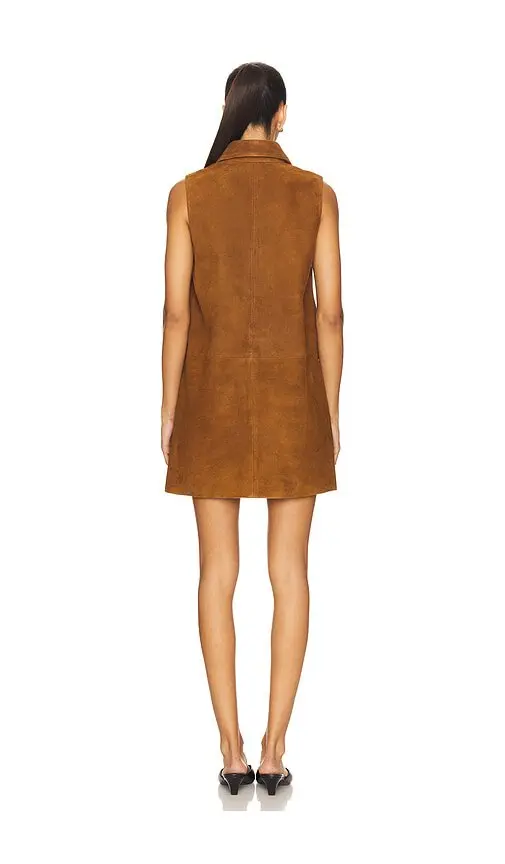 FRAME Suede City Shift Dress
