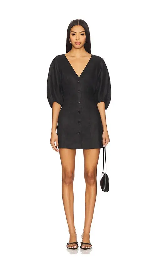 CAMILA COELHO Lino Mini Dress