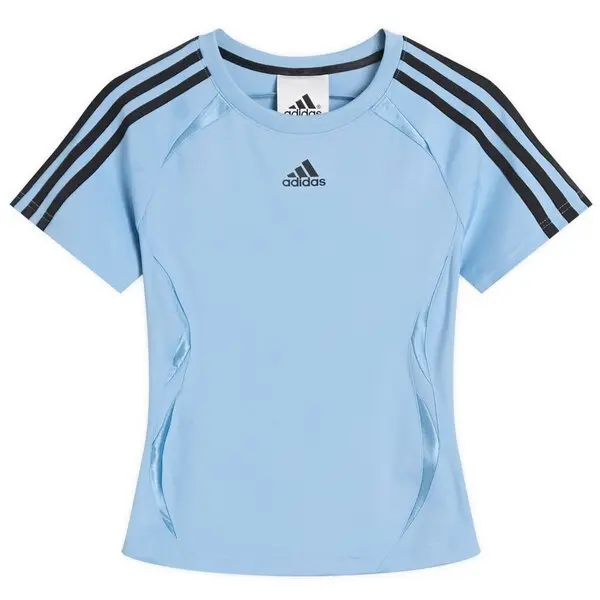 Adidas Teamgeist Adicolor Slim Jersey - Ash Blue/black