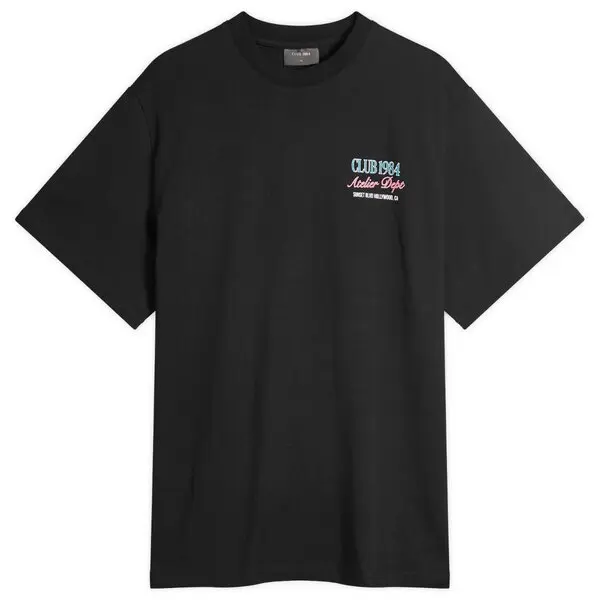 CLUB 1984 Sunset Blvd T-shirt - Black