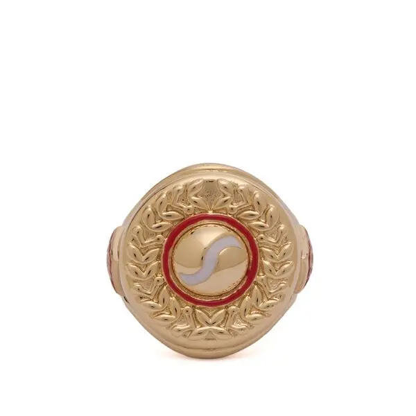 Casablanca Sports Medallion Ring - Brass
