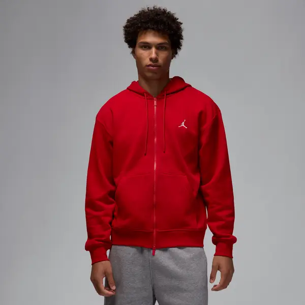 JORDAN Brooklyn Fleece Full-zip Hoodie - Red