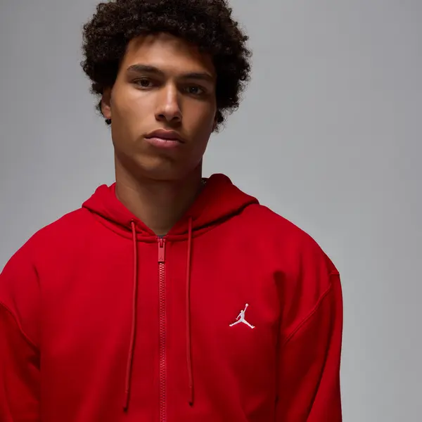 JORDAN Brooklyn Fleece Full-zip Hoodie - Red