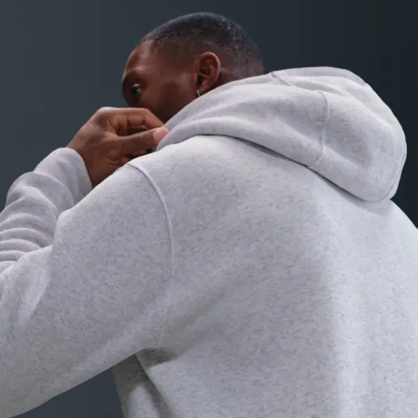 Nike Club Full-zip Fleece Hoodie - Brown