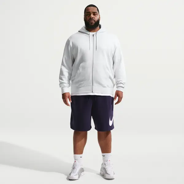 Nike Club Full-zip Fleece Hoodie - Brown