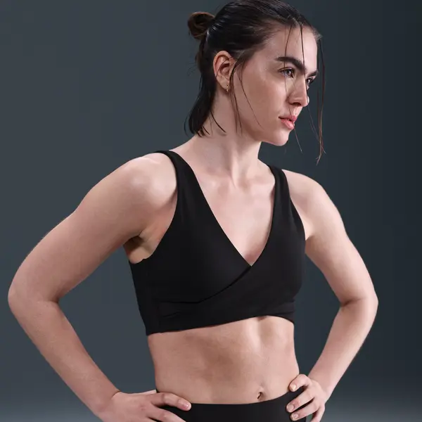 Nike One Light-support Padded Sports Bra - Black