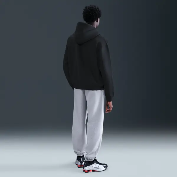Nike Solo Swoosh Full-zip Fleece Hoodie - Black