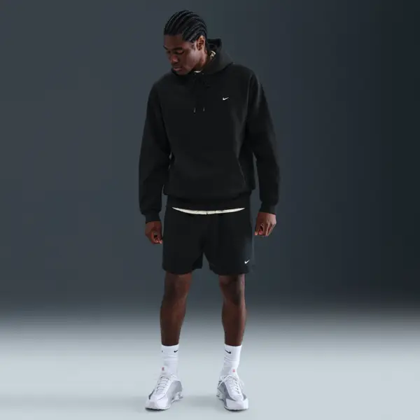 Nike Solo Swoosh Pullover Hoodie - Black