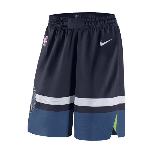 Nike Minnesota Timberwolves Icon Edition Swingman Nba Shorts - Blue