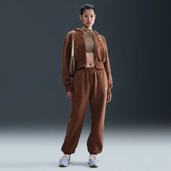 Nike Sportswear Phoenix Fleece High-waisted Oversized Sweatpants - Brown