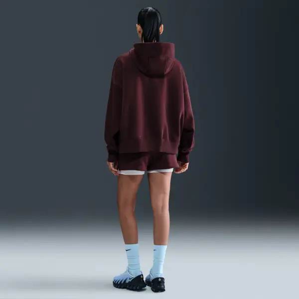 Nike Sportswear Phoenix Fleece Over-oversized Pullover Hoodie - Red