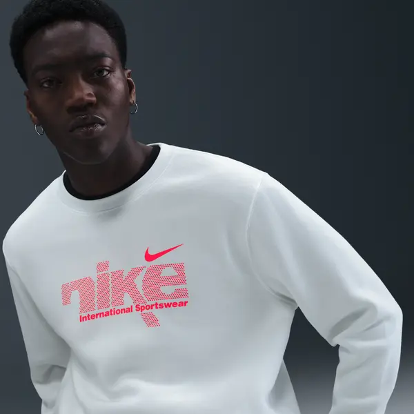 Nike Sportswear Club Fleece Crew - White