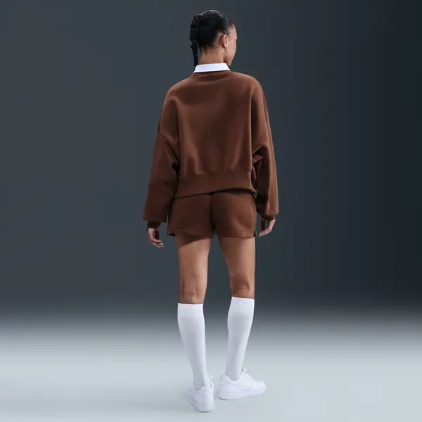 Nike Sportswear Phoenix Fleece Over-oversized Crew-neck Sweatshirt - Brown