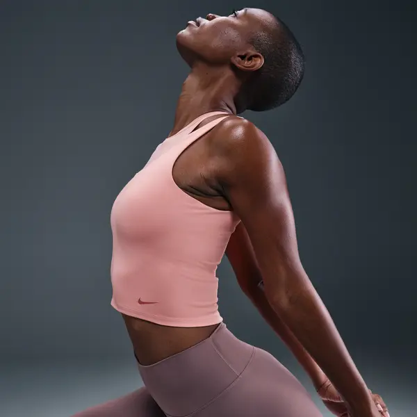 Nike Fitted Dri-fit Cropped Tank Top